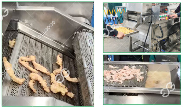 Automatic Fried Chicken Nuggets Frying Machine For Sale - Frying Solution